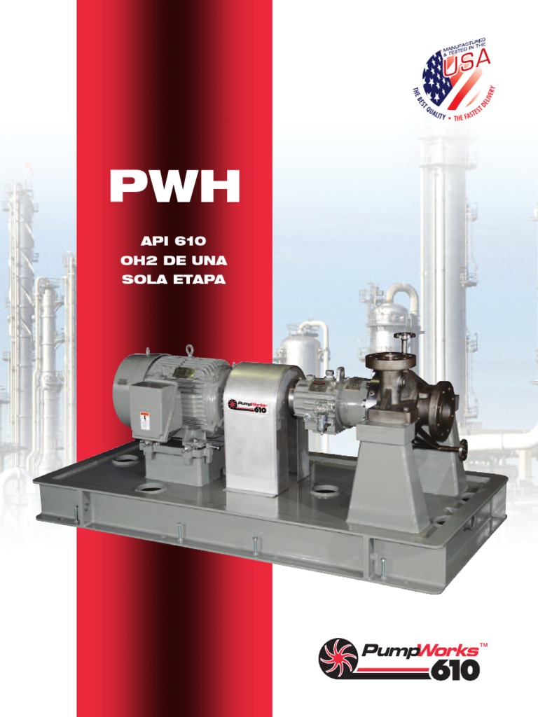 PW610 PWH Brochure Spanish-1 | PDF | Aluminio | Bomba