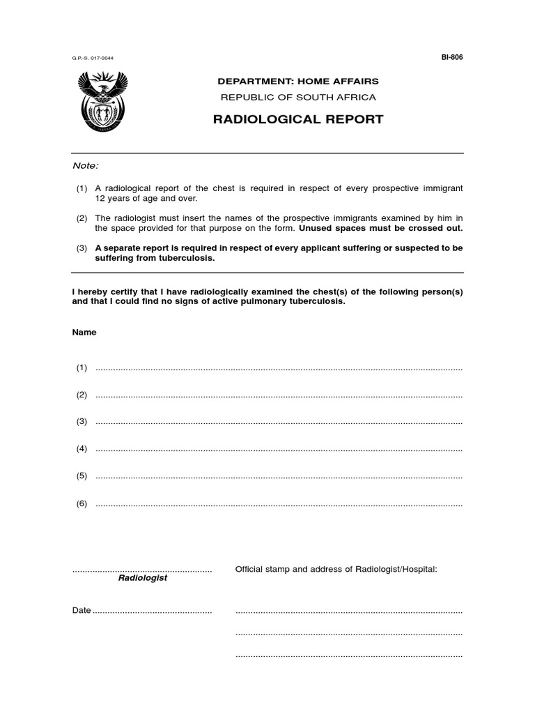 BI-806 (Radiological Report) | PDF | Radiology | Medical Physics