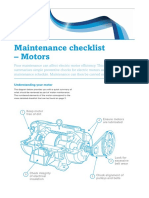 Diesel Engine Maintenance Checklist | PDF | Engines | Diesel Engine