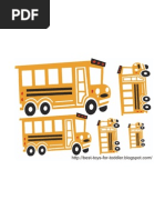School Bus Matching Game | PDF