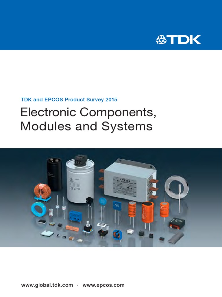 TDK-Electronic Components, Modules and Systems Catalog | PDF | Inductor ...