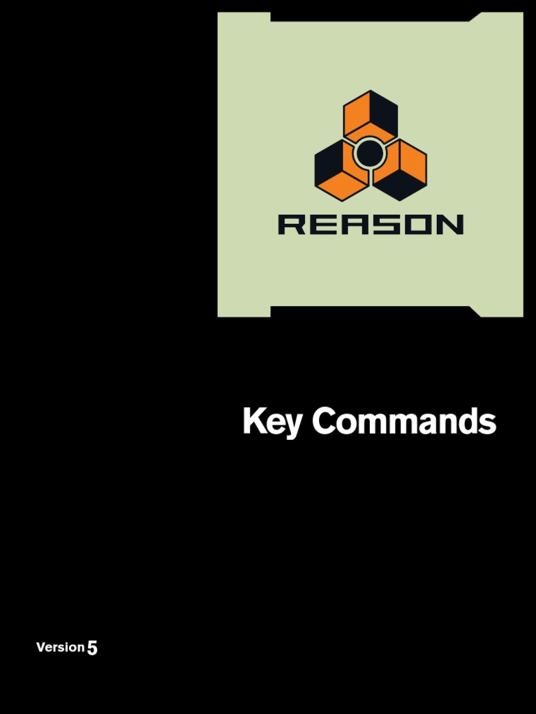Reason 5 Key Commands | PDF | Keyboard Shortcut | Control Key