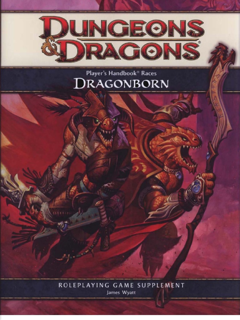 Player's Handbook Races - Dragonborn | Fantasy Role Playing Games ...