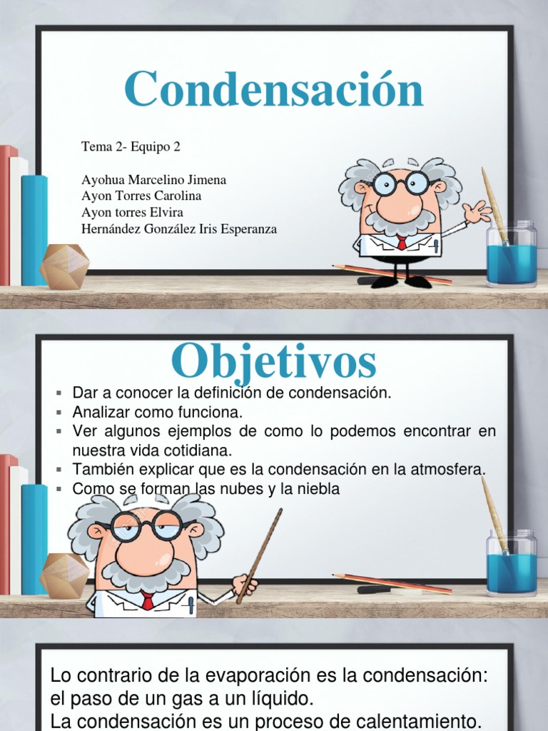 Ejemplos De Condensación Gaseoso A Líquido Areaciencias