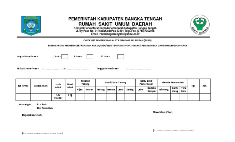 Checklist APAR | PDF