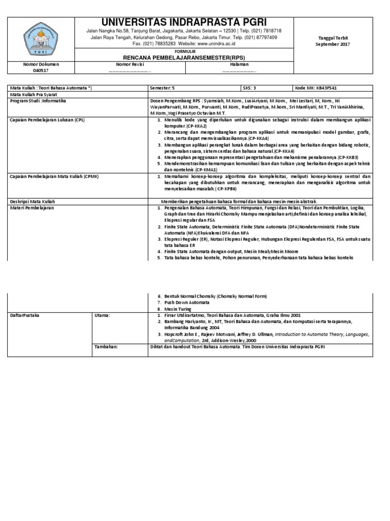 Teori Automata | PDF