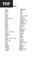 Mga Salitang Balbal | PDF