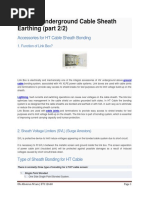 IEEE 575 For Single Core Bonding and Sheath Bonding PDF | PDF ...