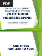 7S Standards of Good Housekeeping Checklist | PDF | Cabinetry | Safety