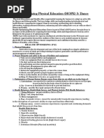 PE 12 Quarter 1-Module 1 | PDF | Ballet | Dances