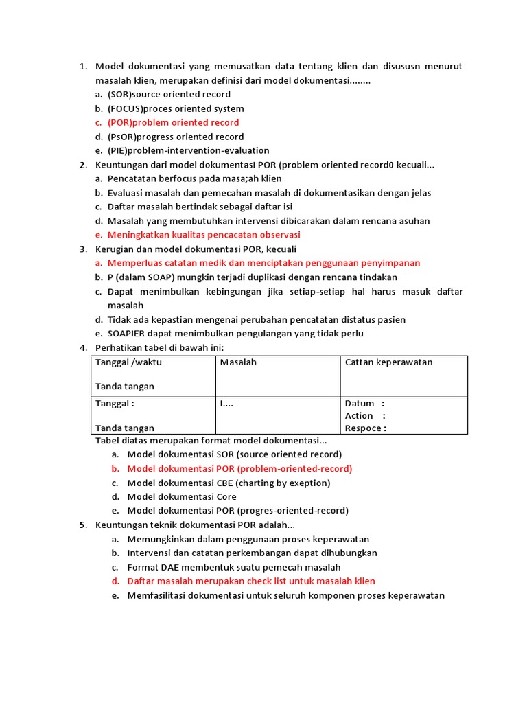 Soal Dokep Kelompok 3 | PDF