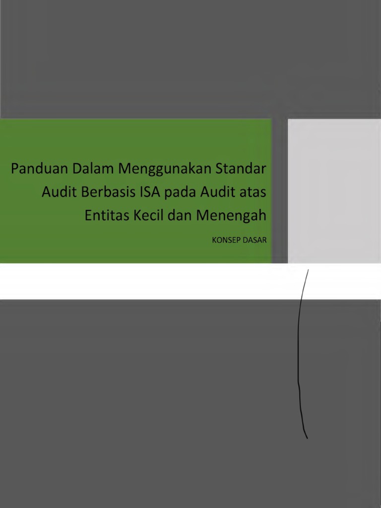 Panduan Audit ISA For SME (18!09!18) | PDF