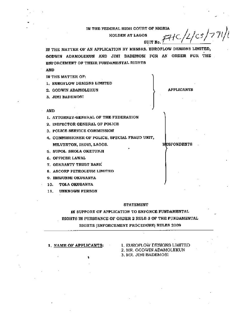 Defendants' Statement | PDF