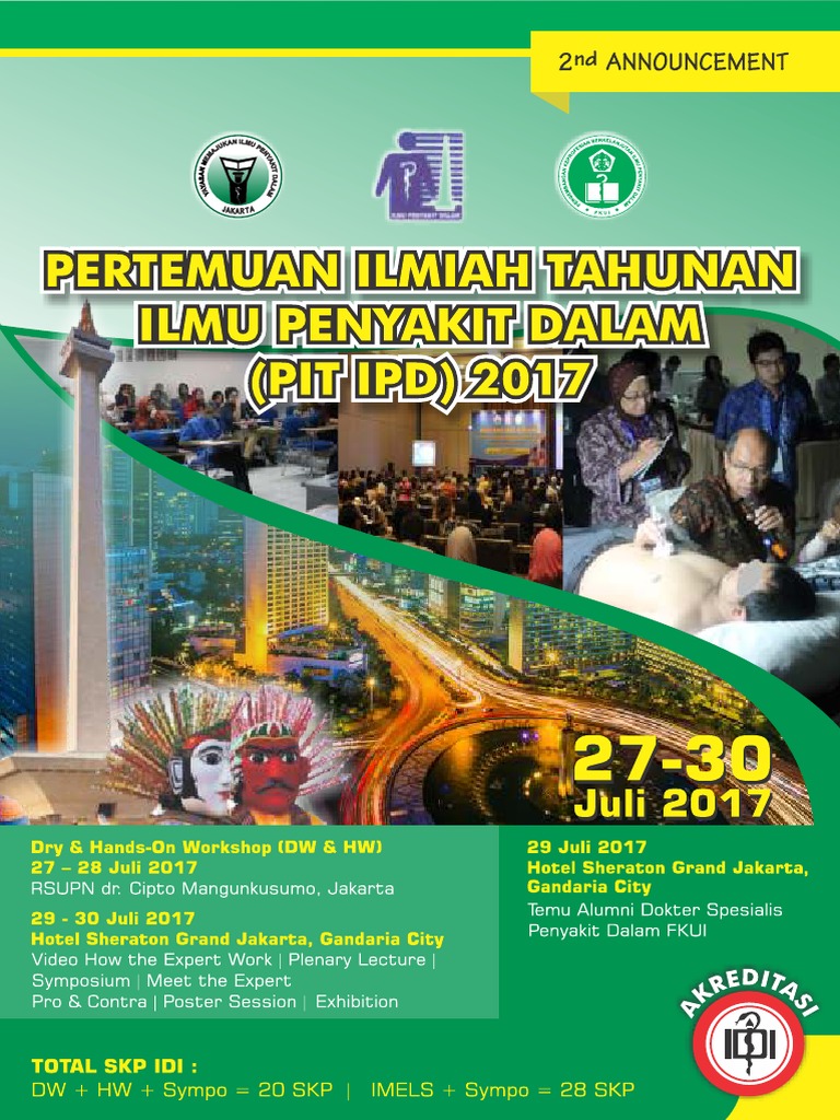 PIT IPD 2017: Agenda dan Informasi | PDF