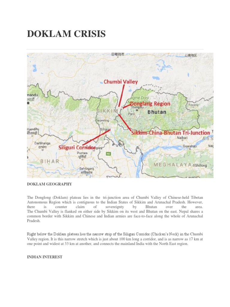 Doklam Crisis | PDF | Foreign Policy | International Relations