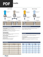 6 Designation: Parallel Pipe Thread ISO 7/1-Rp 1 Taper Pipe Thread ISO ...