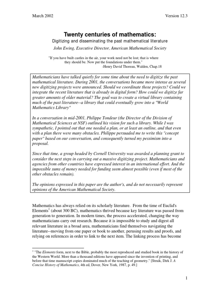 25 Centuries of Math | PDF | Publishing | Copyright