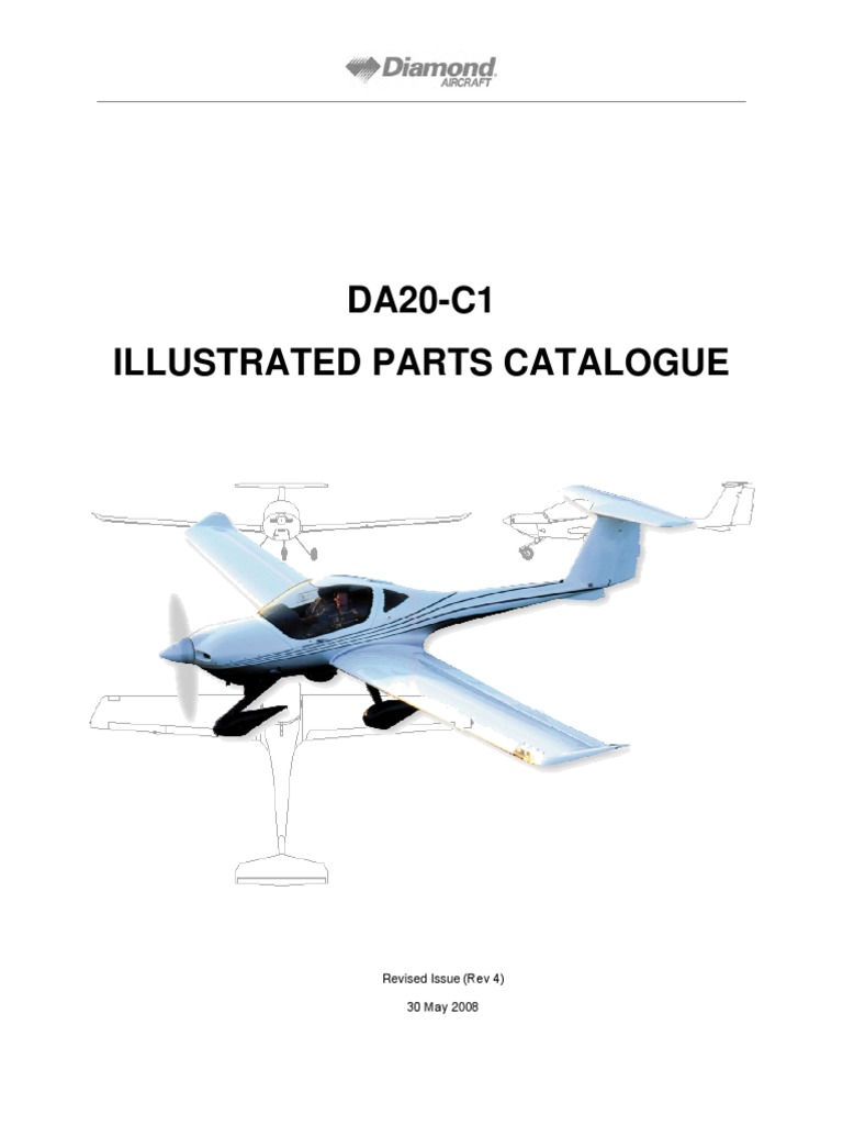 Da20 Parts Manual | PDF | Landing Gear | Flight Control Surfaces