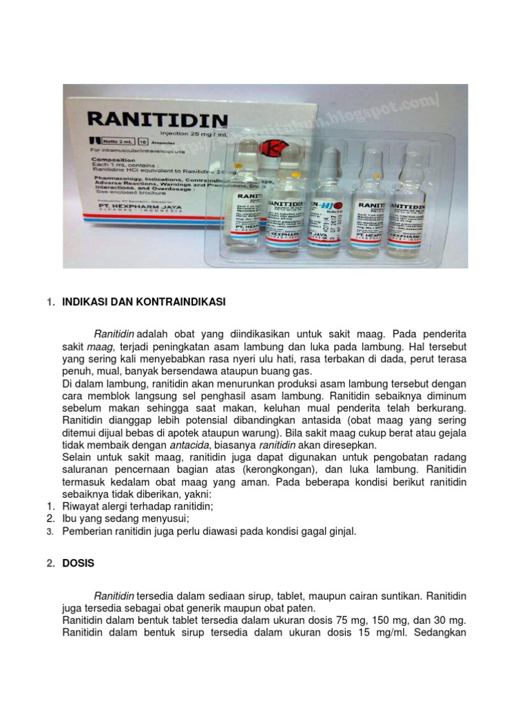 Indikasi Dan Kontraindikasi | PDF