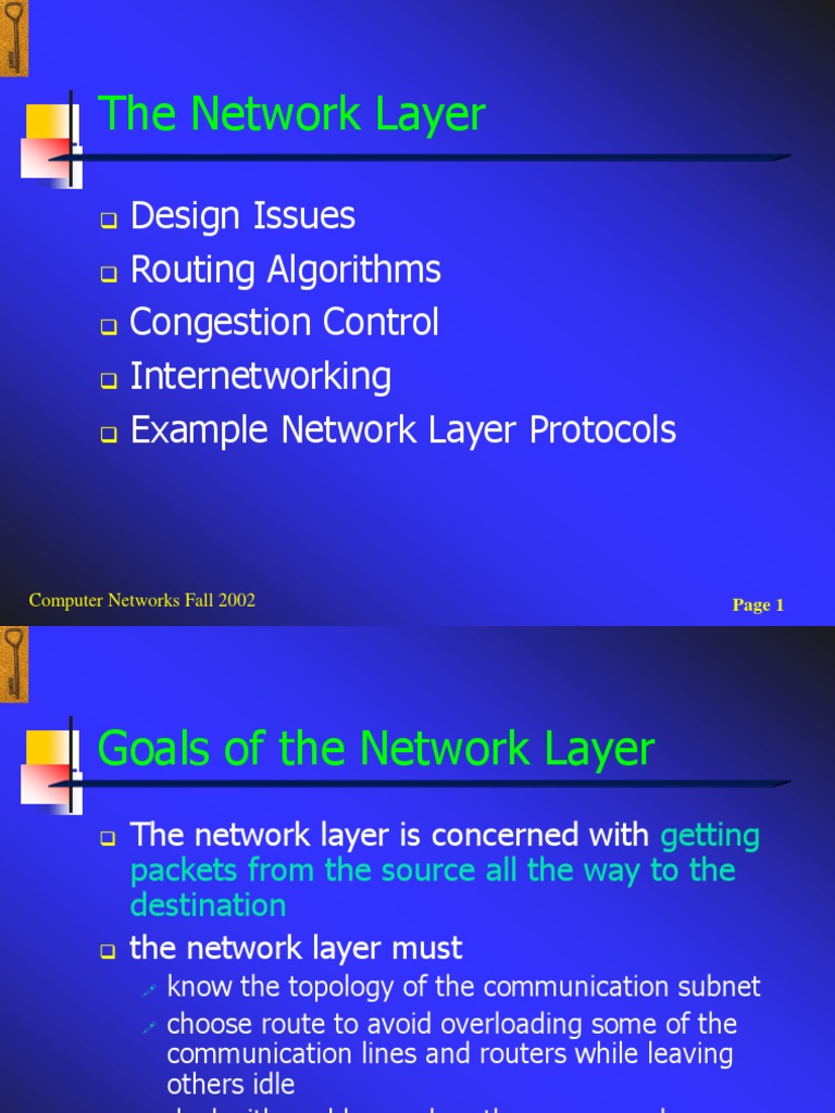Computer Network Network Layer | PDF | Routing | Internet Protocols