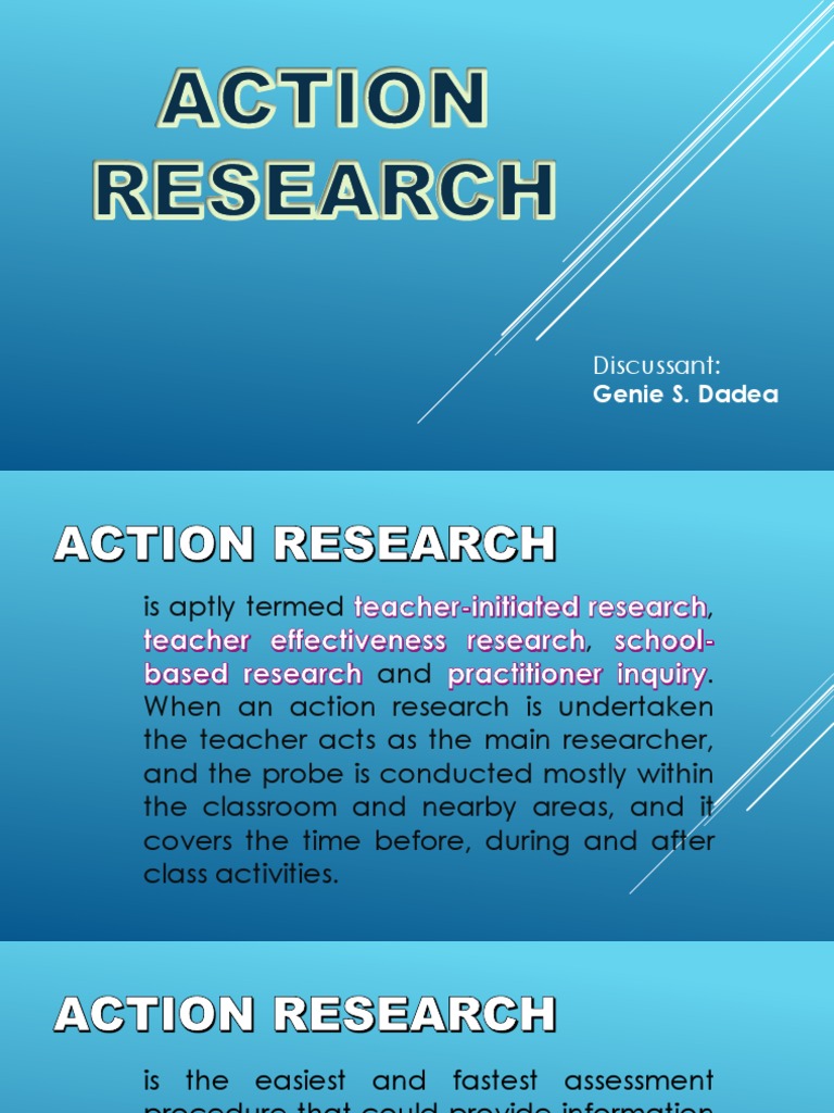 Action Research in the Classroom: Benefits and Steps for Teachers | PDF ...