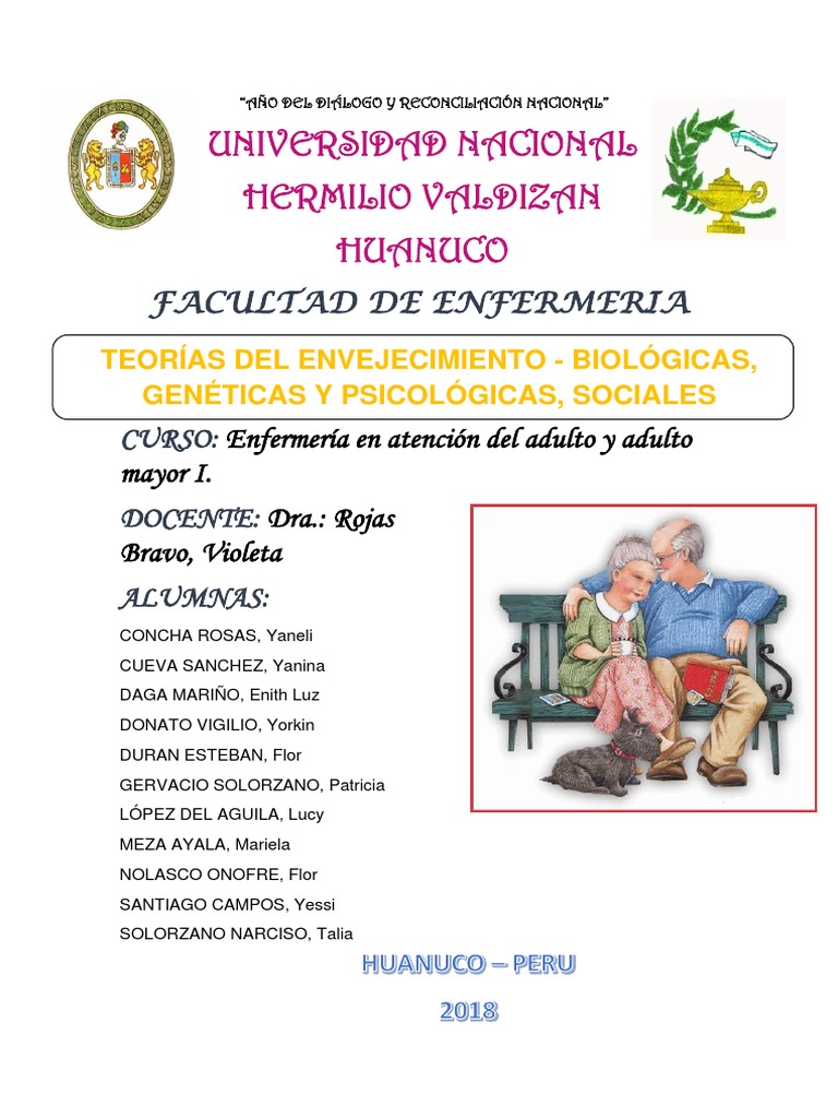 Teoria Del Envejecimiento | PDF | Envejecimiento | Genética