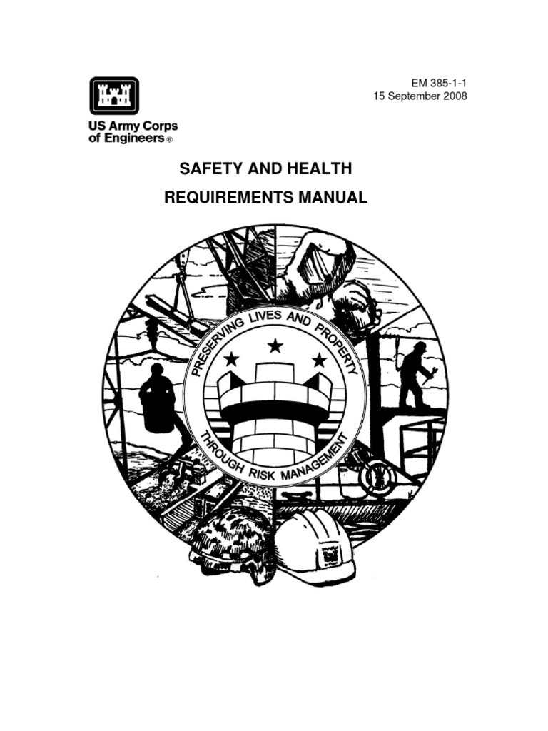 EM 385-1-1 Safety Manual Overview | PDF | Crane (Machine) | United ...