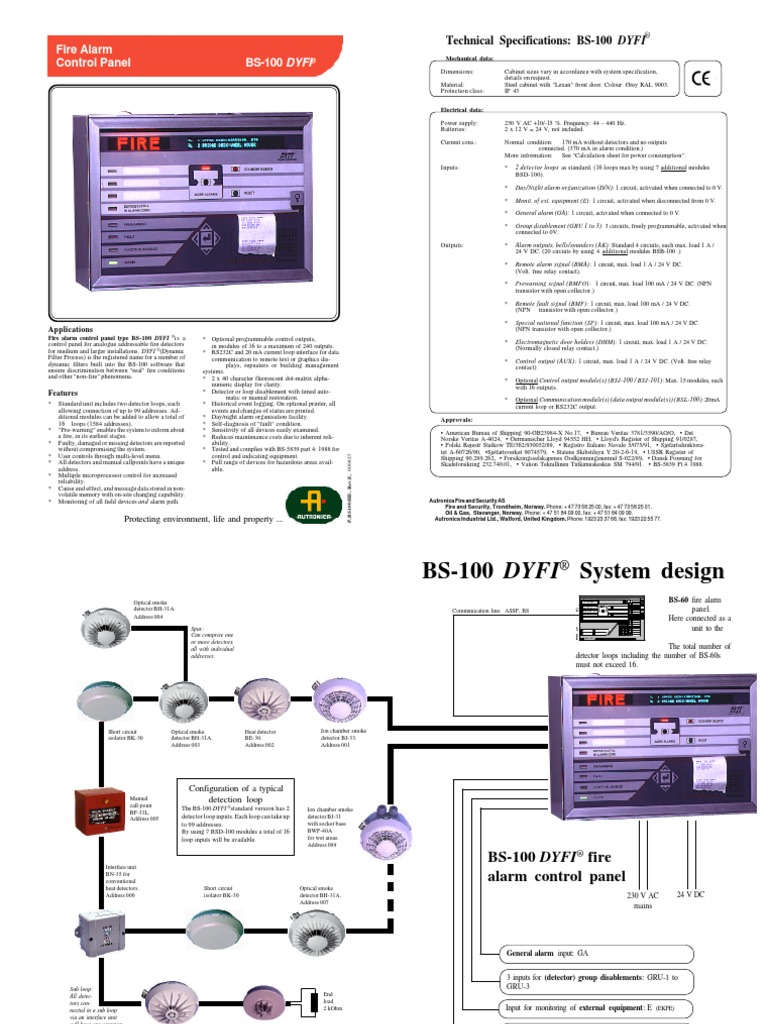 Bs100 Spec | PDF | Detector (Radio) | Relay
