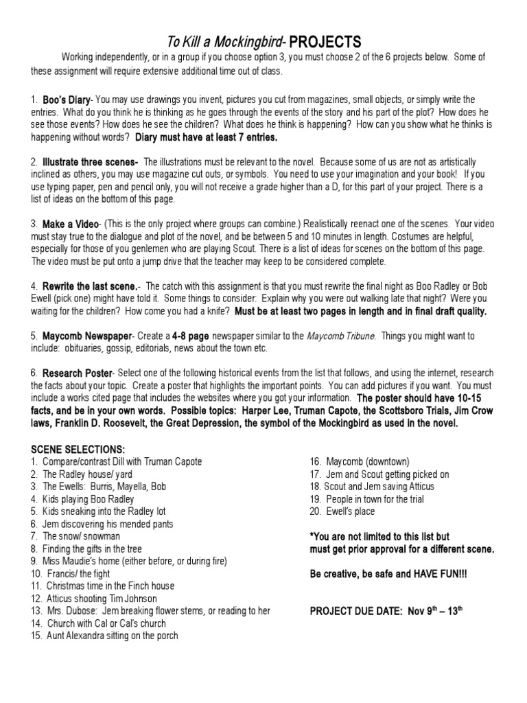 TKMB Final Class Projects | PDF