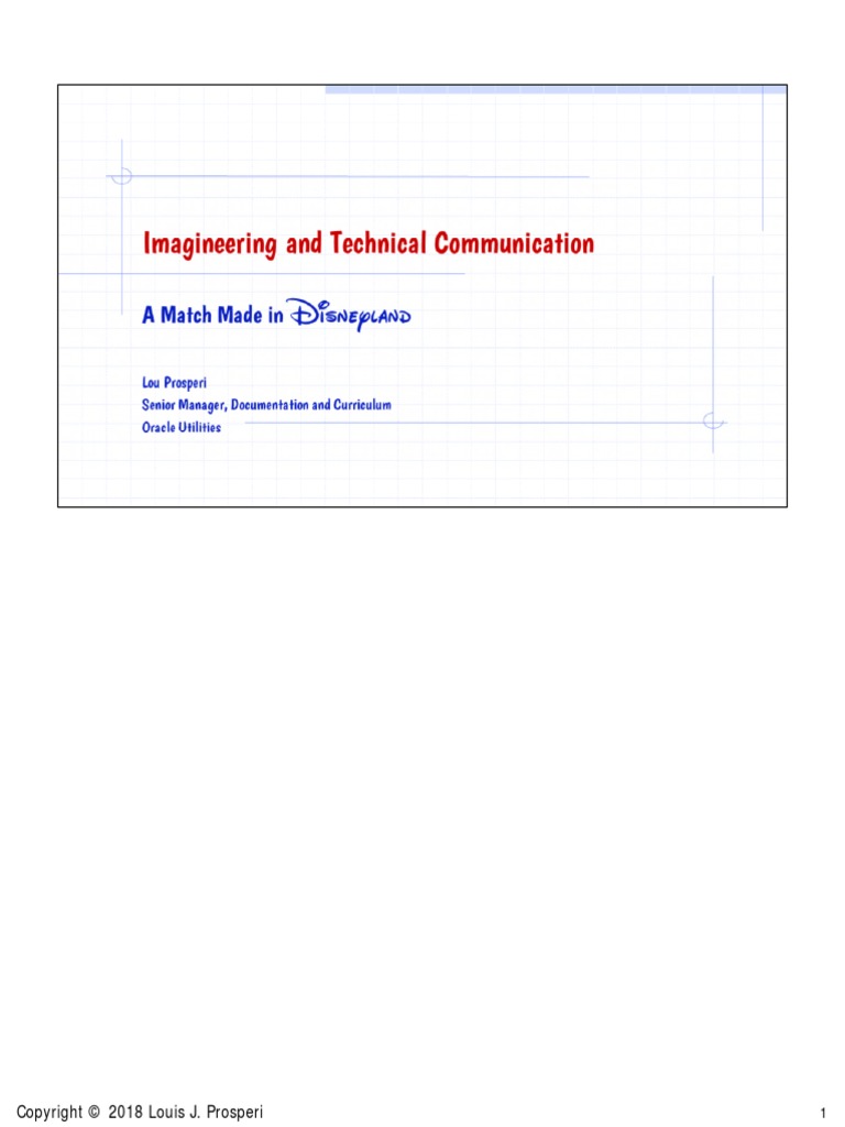 Imagineering and Technical Communication: A Match Made in Disneyland ...