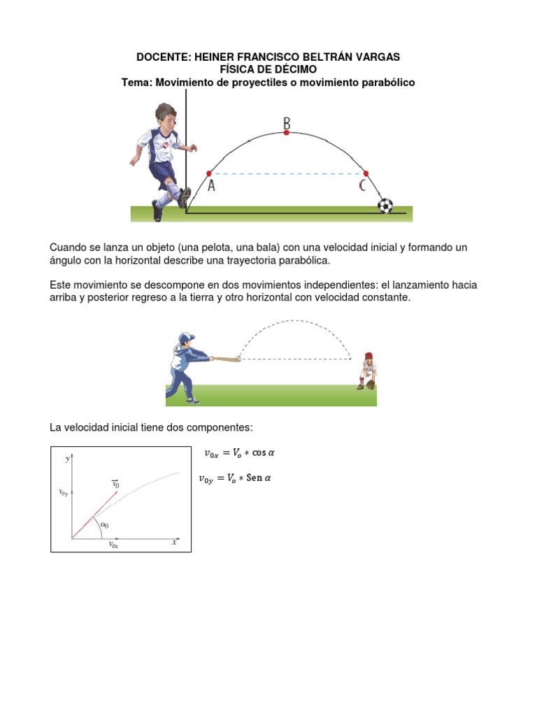 Movimiento De Proyectil
