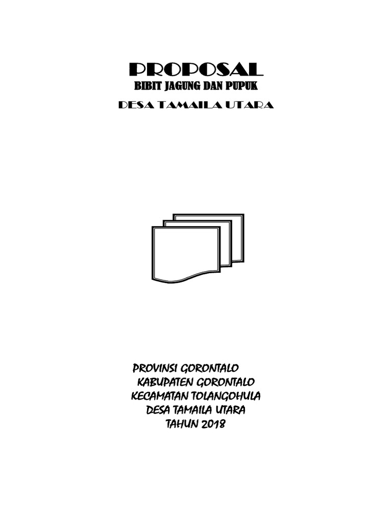 Proposal Bibit Jagung | PDF