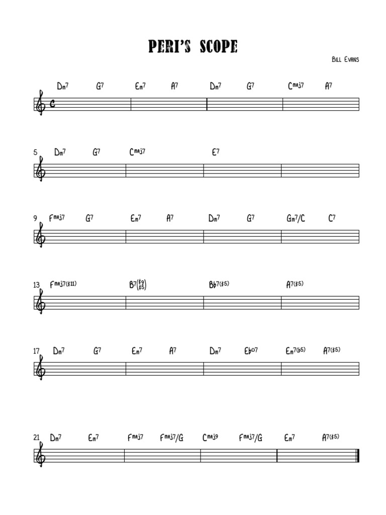 Peri S Scope - Full Score | PDF