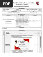 Sesion de Aprendizaje de Corel Draw | PDF | Aprendizaje | Maestros