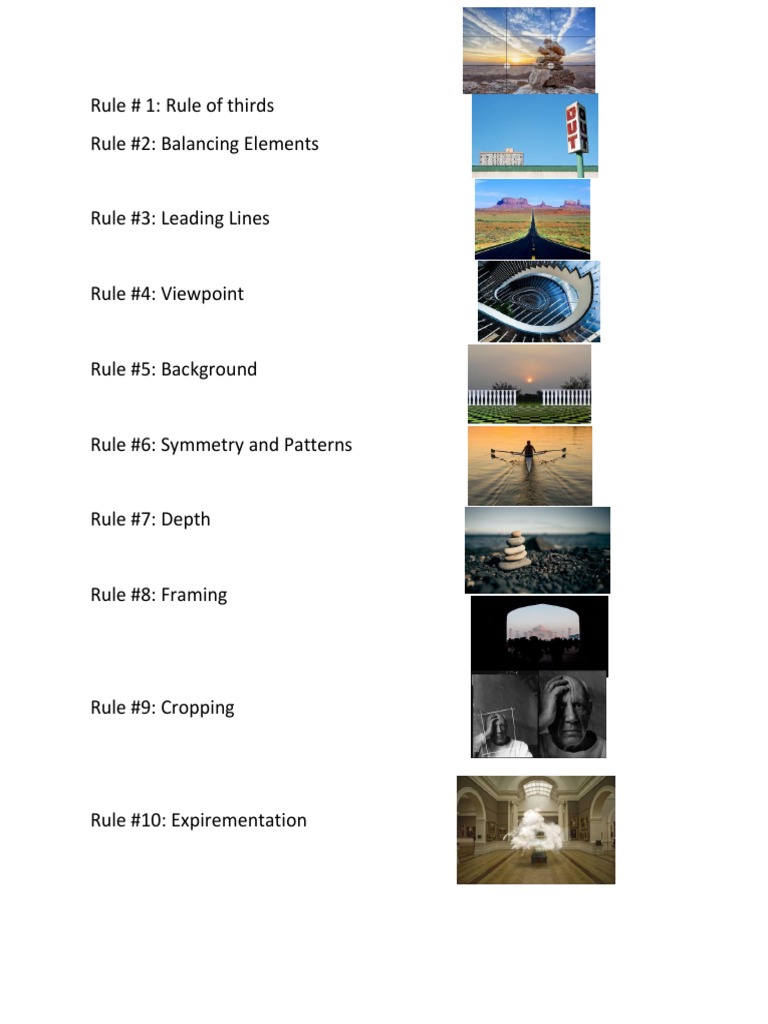 Rules of Photography | PDF