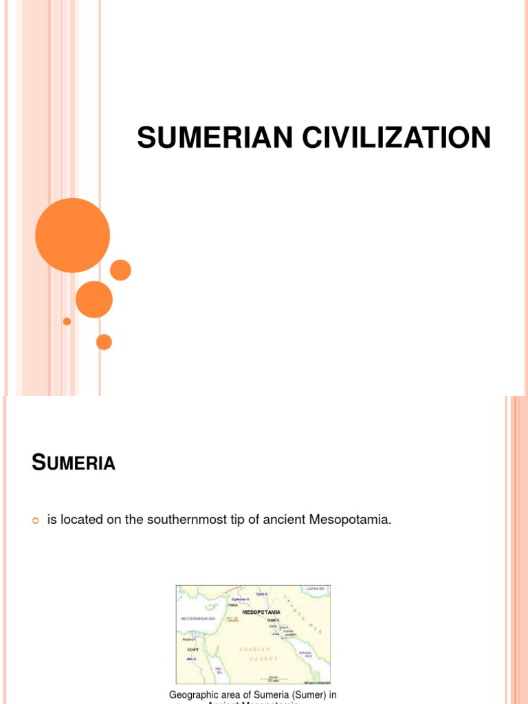 Summerian-Civilization2 0 | PDF | Sumer | Mesopotamia