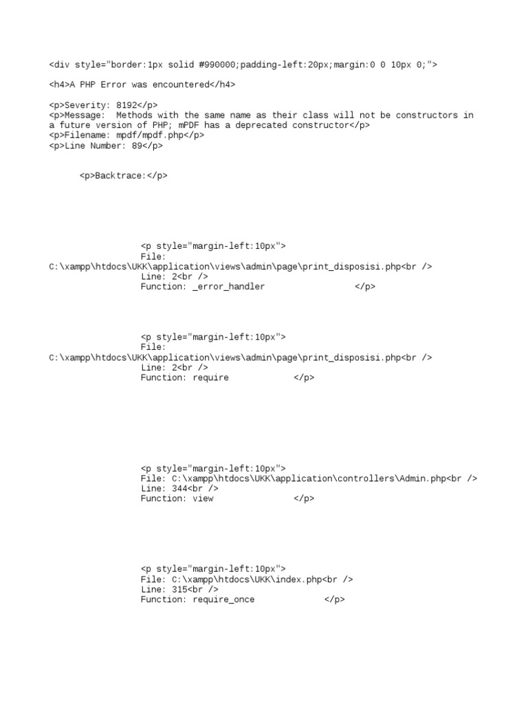 Disposisi PDF | PDF | Php | Naming Conventions