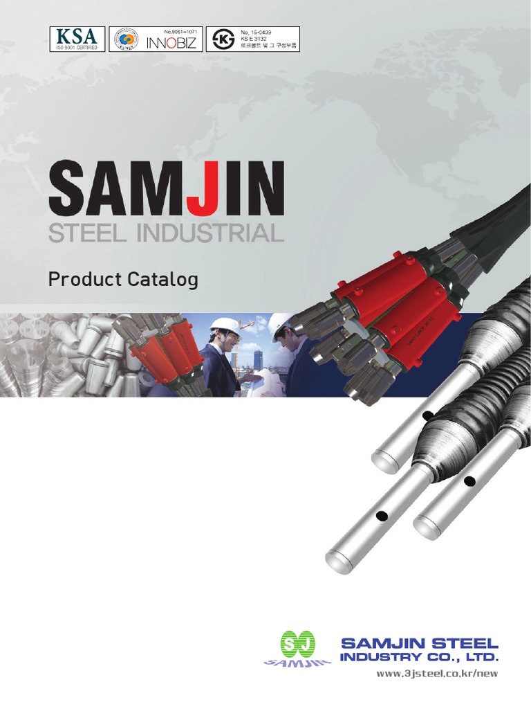SAMJIN Product Catalog - Eng | PDF | Prestressed Concrete | Anchor