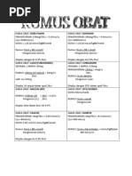 Rumus Pemberian Obat Farmabes Dengan Syring Pump | PDF