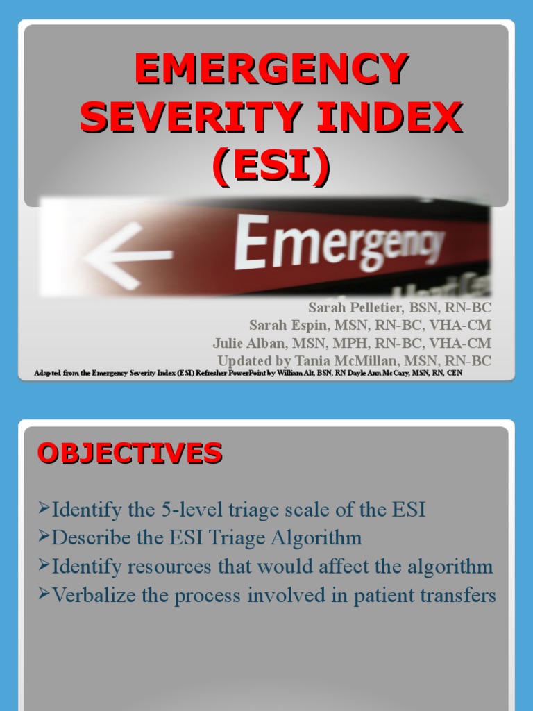 Esi | Patient | Medicine