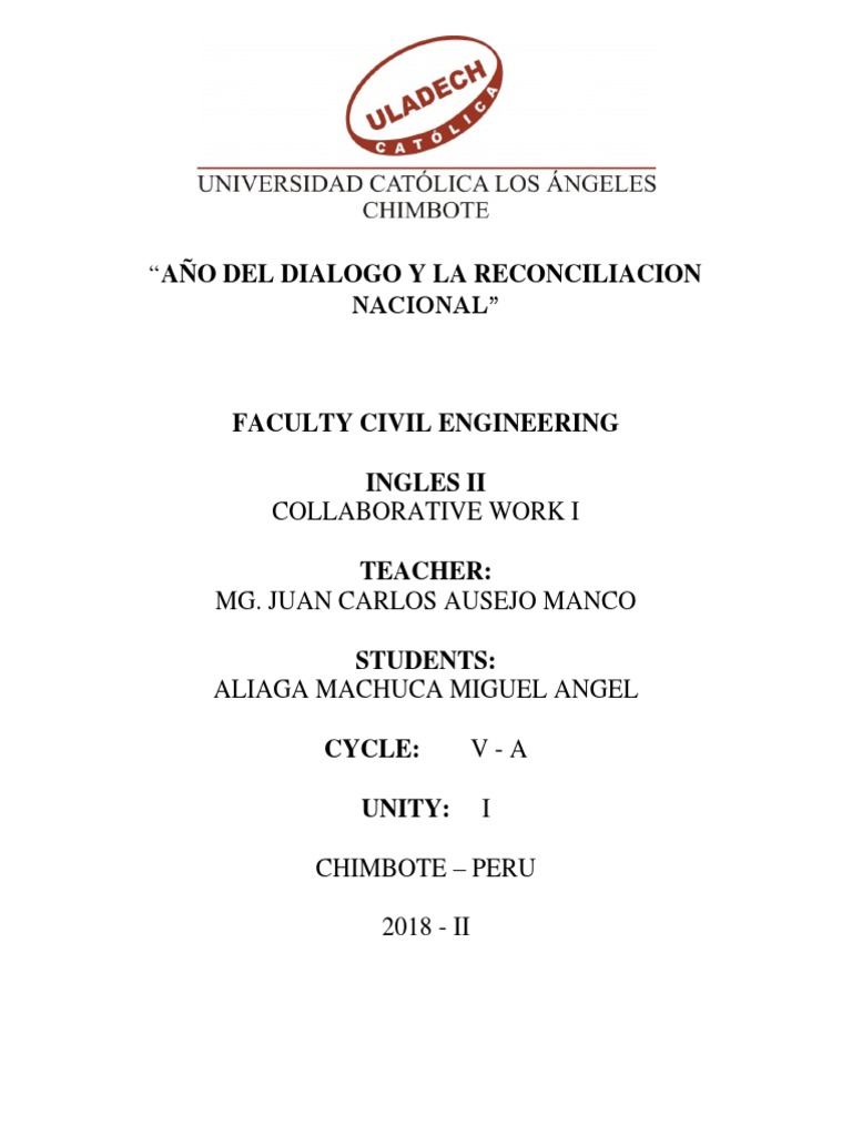 Collaborative Work I | PDF