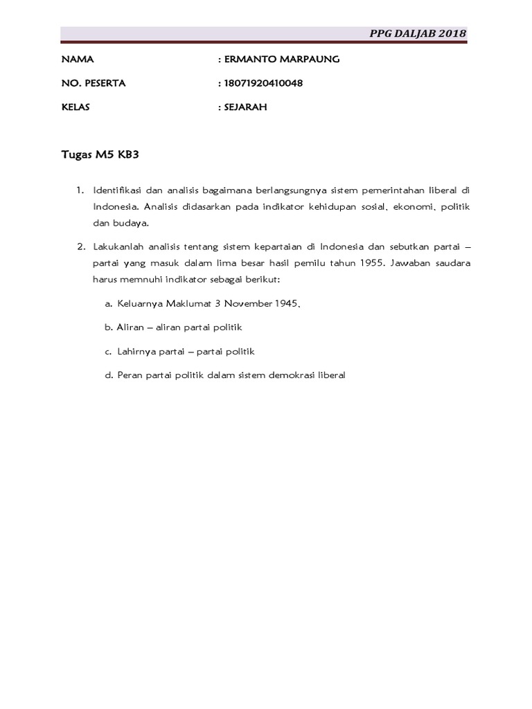 Tugas Modul 5 KB 3 | PDF