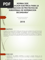 Ministerio de Energía Y Minas: Norma Dge | PDF | Electricidad | Ingenieria Eléctrica
