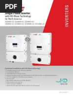Se Three Phase Inverter With Synergy Technology 220v 230v Datasheet | PDF | Power Inverter ...