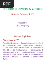 Basic Electronics (BBEE103/BBEE203) - Bipolar Junction Transistors (Module 2) | PDF | Bipolar ...