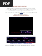 Rumus dan Perintah Dasar AutoCAD | PDF | Komputer