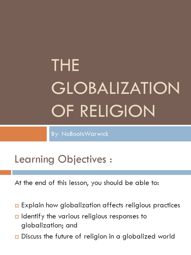 Globalization's Impact on Religion | PDF | Globalization | Secularism