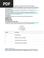 Sample Size Calculator by Raosoft, Inc. | PDF | Margin Of Error ...