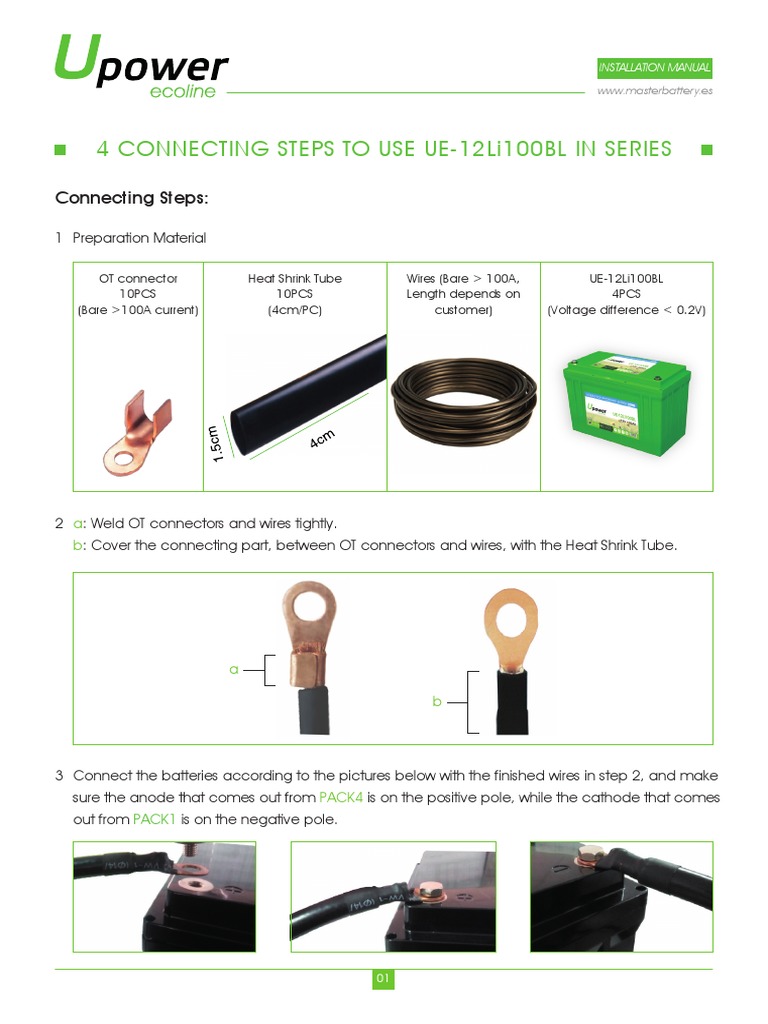 Installation Manual Ecoline | PDF | Series And Parallel Circuits | Anode