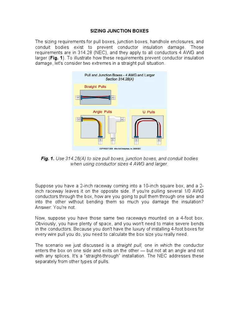 Sizing Junction Boxes | PDF | Teaching Mathematics